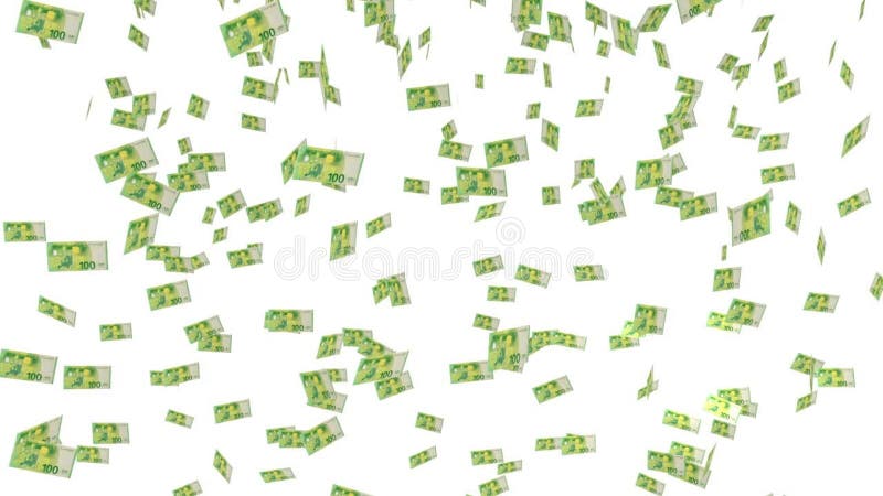 Dropping Money on a White Background Stock Footage - Video of concept ...