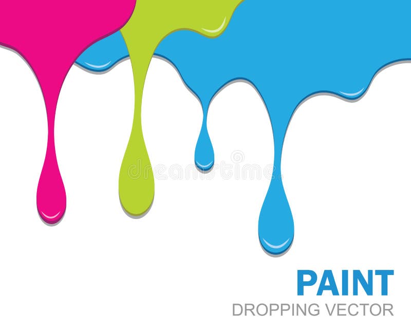 Paint Yellow Colorful Dripping Splatter , Color Splash or Dropping ...