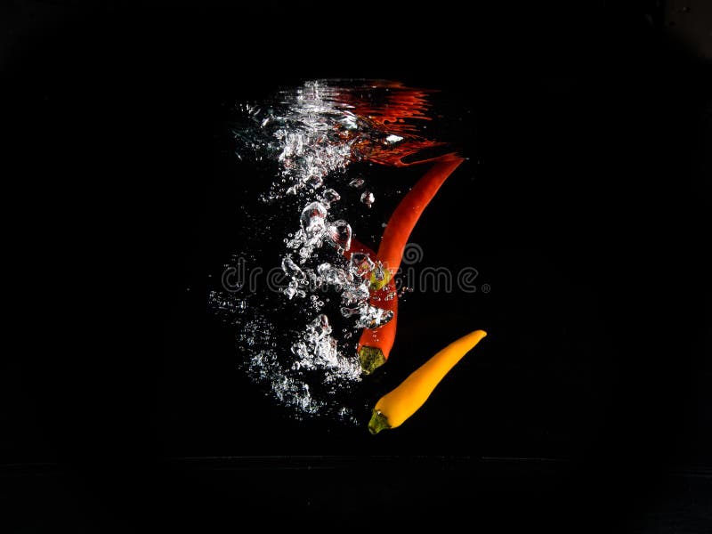 Dropping vegetables stock image. Image of aqua, food - 45336145