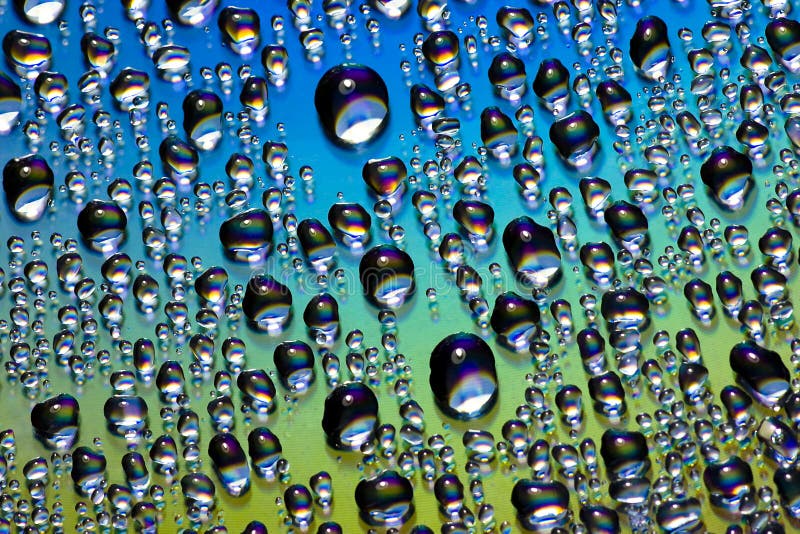 Colored water drops stock photo. Image of beauty, closeup - 6077612