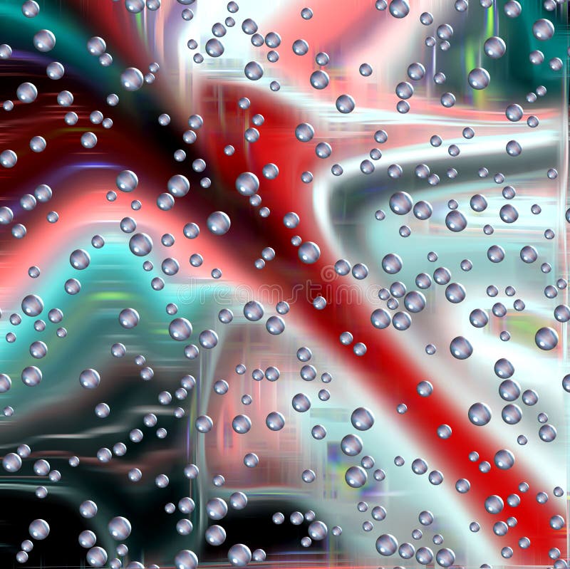 Drops In The Air, Background Stock Illustration - Illustration of pink ...