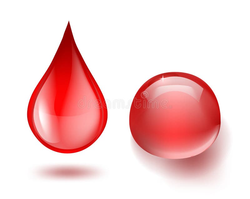 Drop of blood stock vector. Illustration of design, bank - 30938043