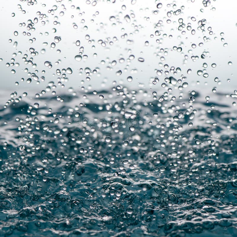 Drops Falling Down and Splashing Water Stock Image - Image of water ...