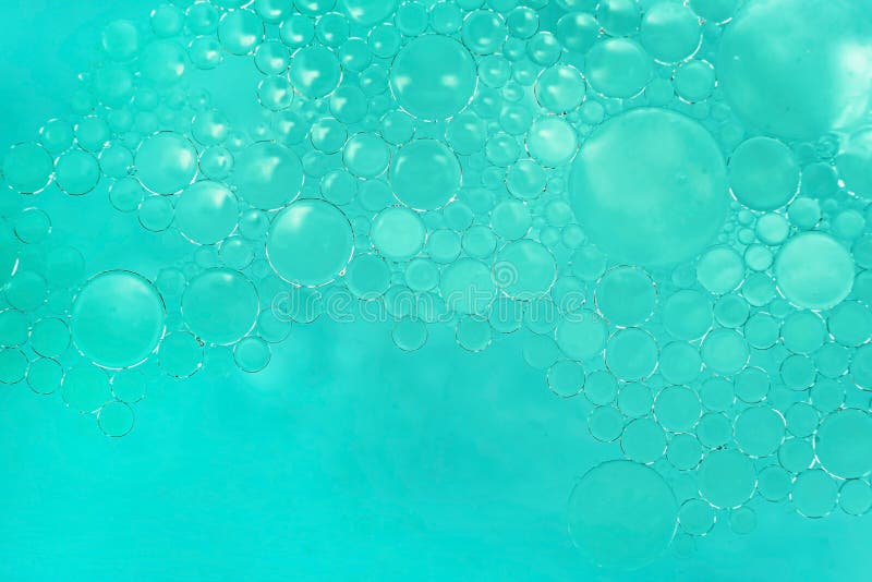 Drops of Fat in Water. Bubbles of Fat Close Up Stock Photo - Image of ...
