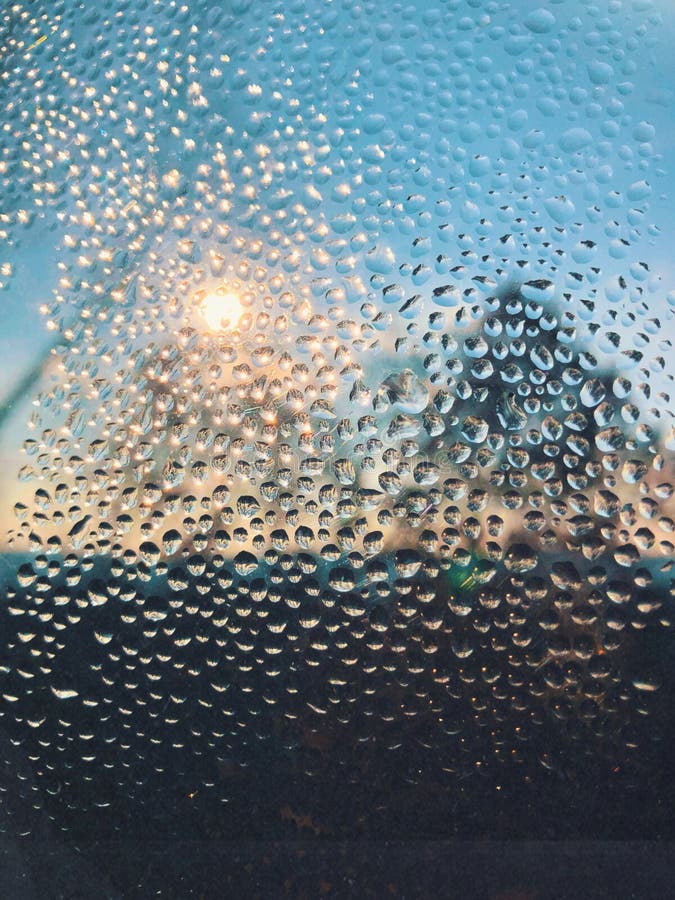 Water Drops on glass stock photo. Image of abstract - 103329468