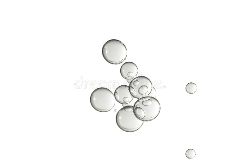 Light Gray Drops Isolated Over White Stock Photo - Image of blur ...