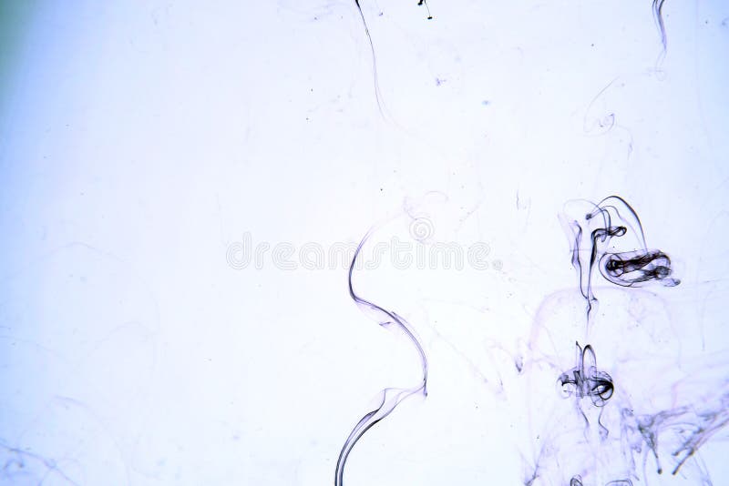 Drops of Paint in the Water Randomly Flowing in Different Colors Stock ...