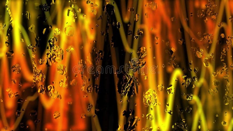 Drops of Rain Falling through the Glass Animated Abstract Background ...