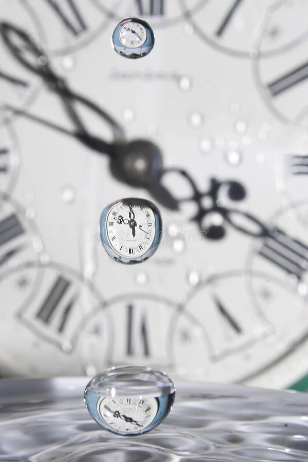 Drop of time. stock photo. Image of clock, object, drip - 11055492