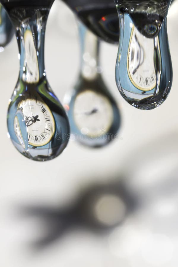 Drop of time. stock photo. Image of clock, object, drip - 11055492