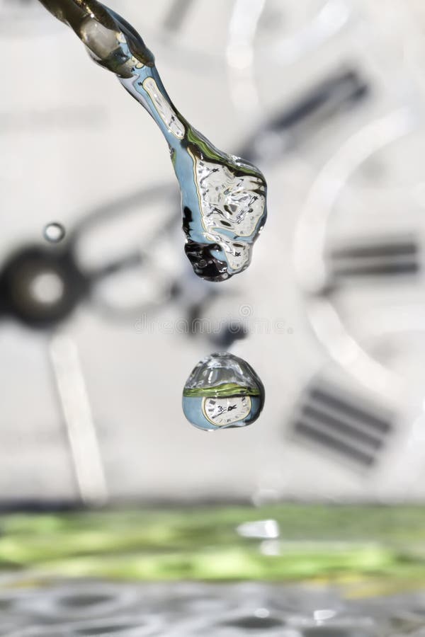 Drops of time. stock image. Image of liquid, droplet - 27557749