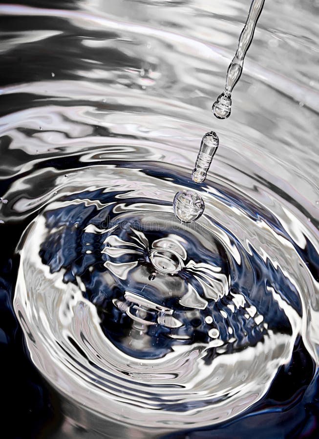 Drops of water stock photo. Image of water, reflects, reflection - 2807456