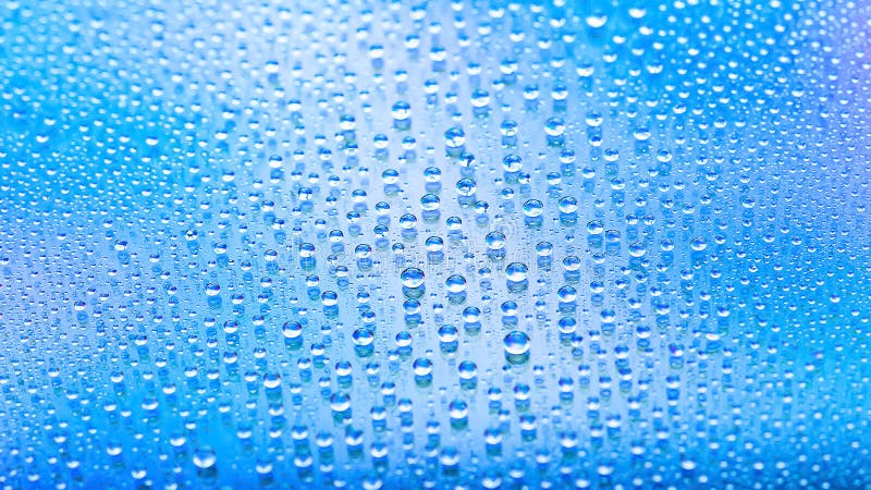 Drops of Water. Abstract Gradient Backdrop. Drop Texture. Blue Gradient ...