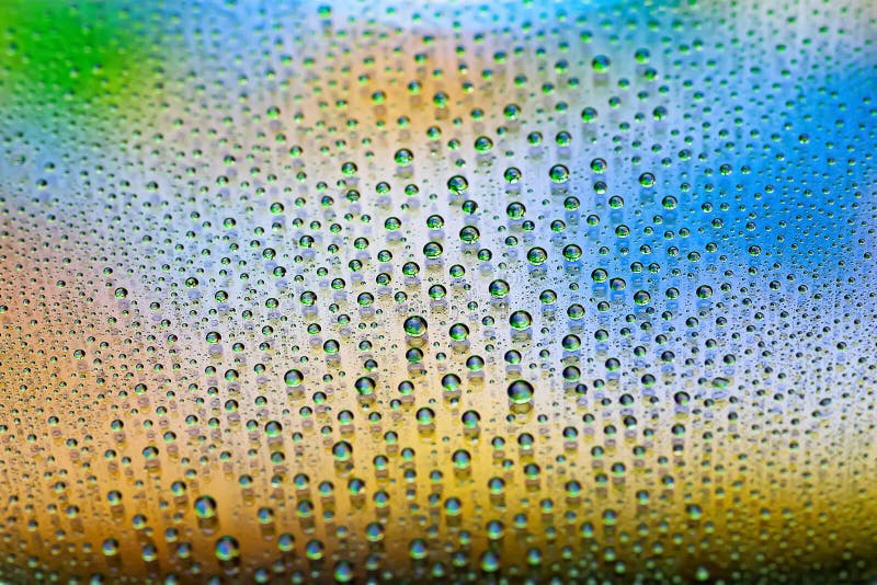 Drops of Water. Abstract Gradient Backdrop. the Texture of the Drops ...