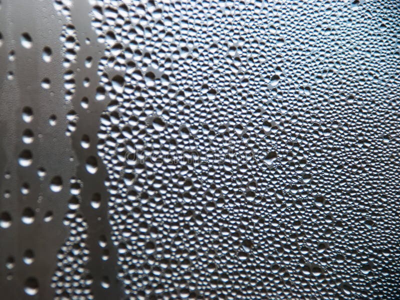 Drops of Water on a Cold Glass Stock Photo - Image of closeup, nature ...