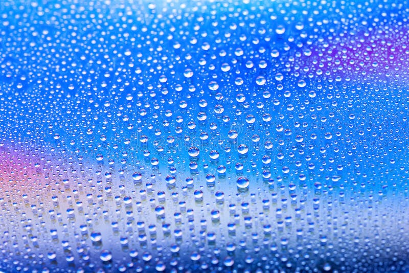 Drops of Water. Droplet Texture. Abstract Gradient Backdrop. Color ...