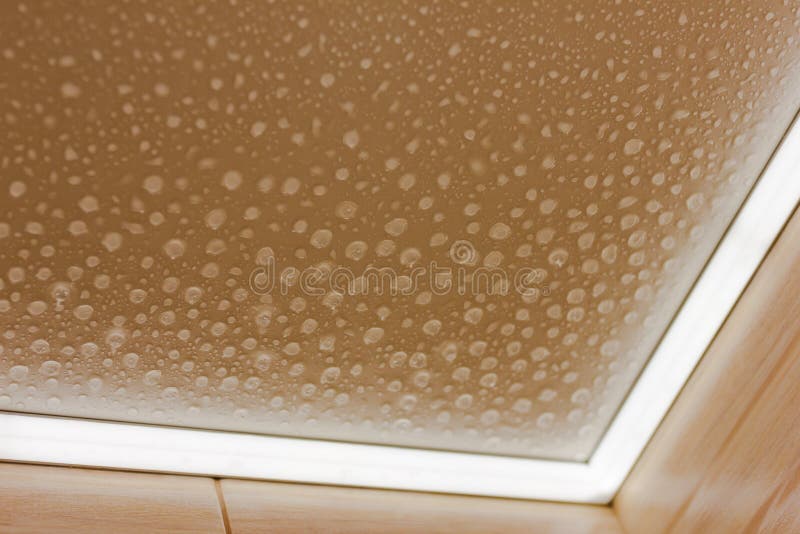 Water Dripping From Leaking Ceiling Stock Image - Image of flood, dirty ...