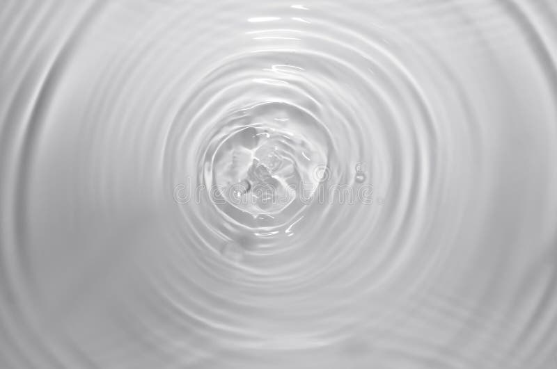 The Clear Water Surface is Caused by Stopping the Water Stock Image ...