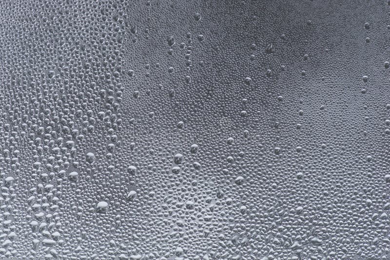 Drops of Water on Glass Window Stock Image - Image of textured ...