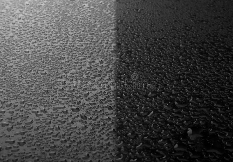 Drops of Water on a Gradient Background Stock Image - Image of drop ...