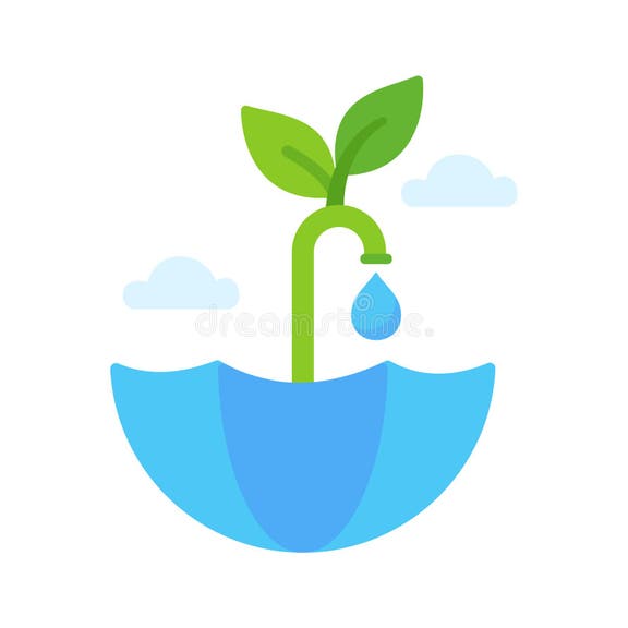 Drops of Water that Reuse Water Reducing Water Use on World Water Day ...