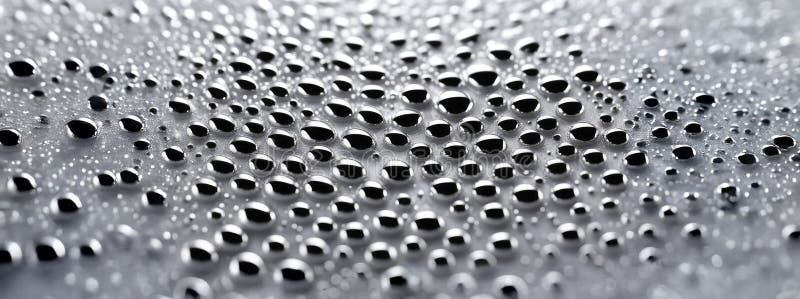 Silver Surface with Metallic Drops on the Surface. Abstract Liquid ...