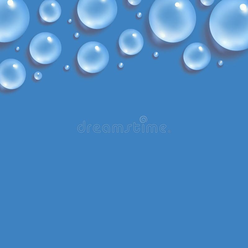 Water drops border stock vector. Illustration of cool - 17319877