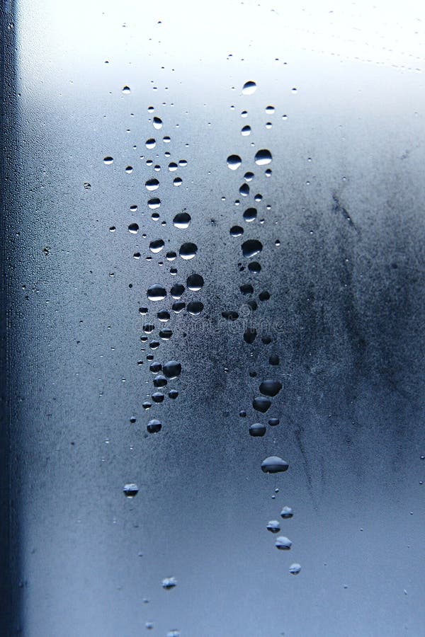 Water Drops on a Window Pane Stock Photo - Image of outside, glass ...