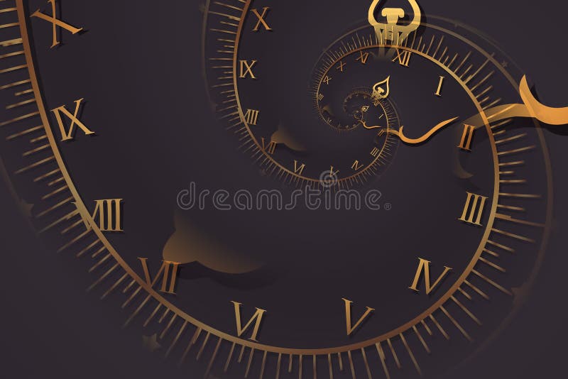 Droste Effect Background. Abstract Design for Concepts Related To Time ...