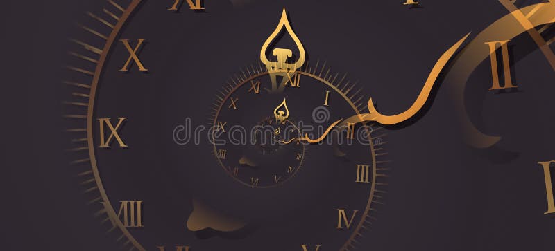 Droste Effect Background. Abstract Design for Concepts Related To Time ...