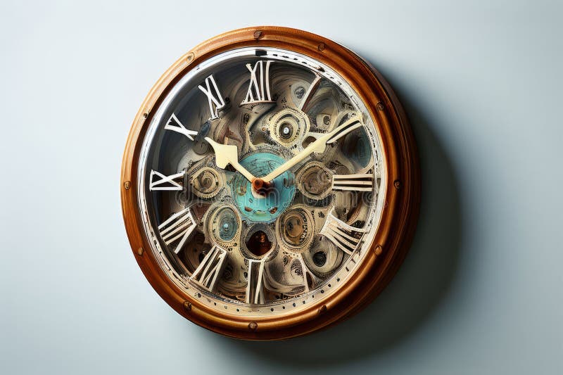Droste Effect Clock Recursive Image of a Clock Containing Smalle Stock Illustration ...