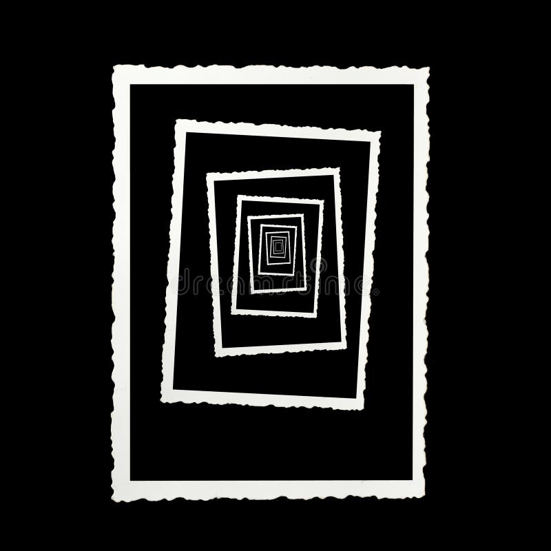 Droste effect stock image. Image of effect, black, inside - 42414691