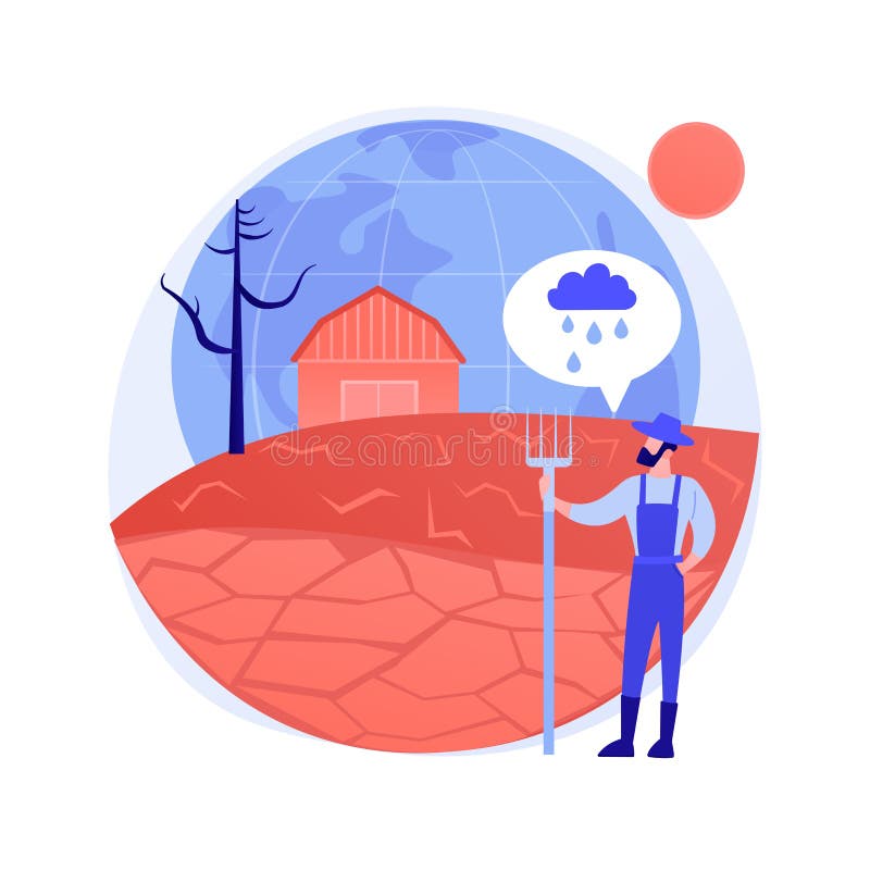 Drought Abstract Concept Vector Illustration Stock Vector ...