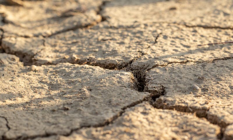 Drought and Climate Change. Dry Soil Texture on the Ground Stock Image ...