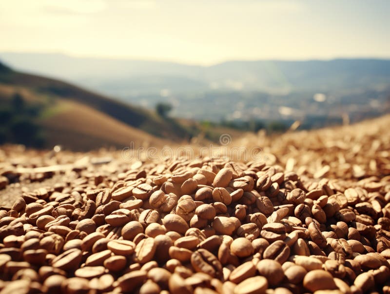 Drought in Coffee Plantations. Coffee Cost is Expected To Rise Stock ...