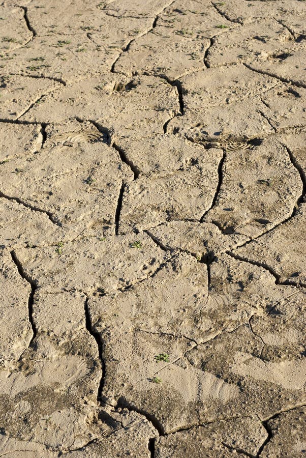 Drought Cracked Earth Due To Lack of Water Climate Change Stock Photo ...