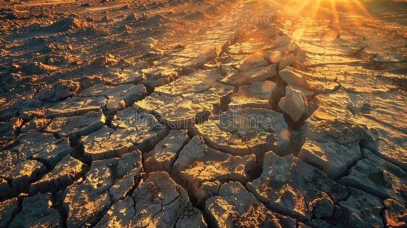 Drought Disaster, Desertification of the Land and Climate Change, Lack ...