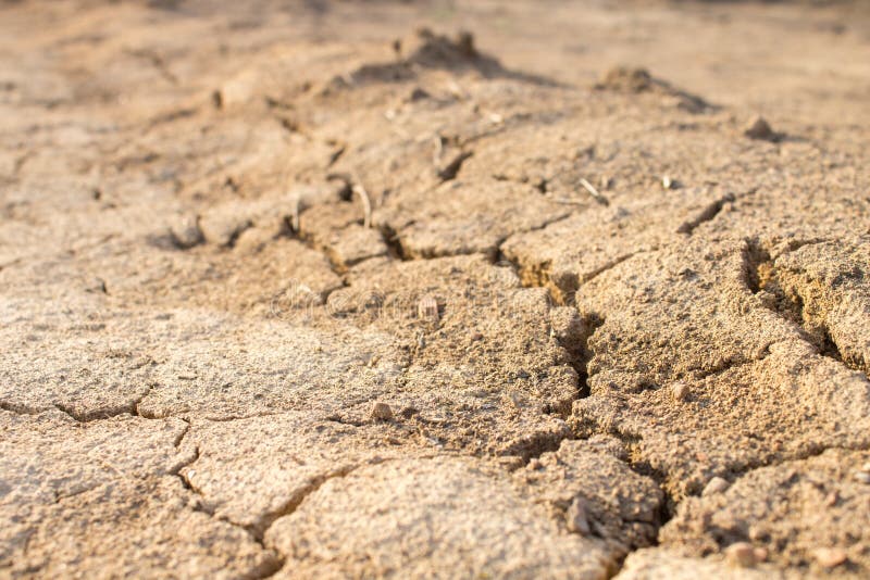Drought. Ground in Sand Desert. Natural Disaster Stock Photo - Image of ...