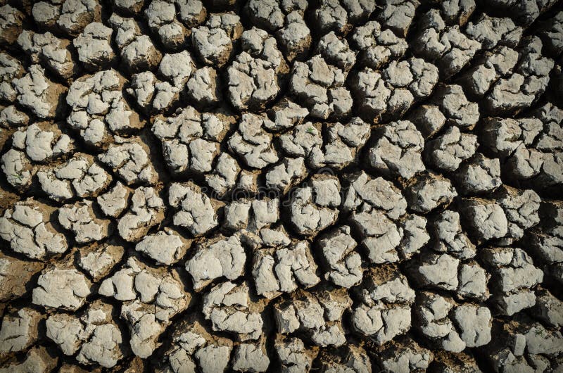 Dry Land in the Dry Season Drought, Ground Cracks, No Hot Water. Lack ...