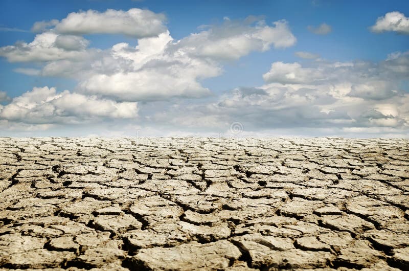Drought land stock illustration. Illustration of crack - 35054729