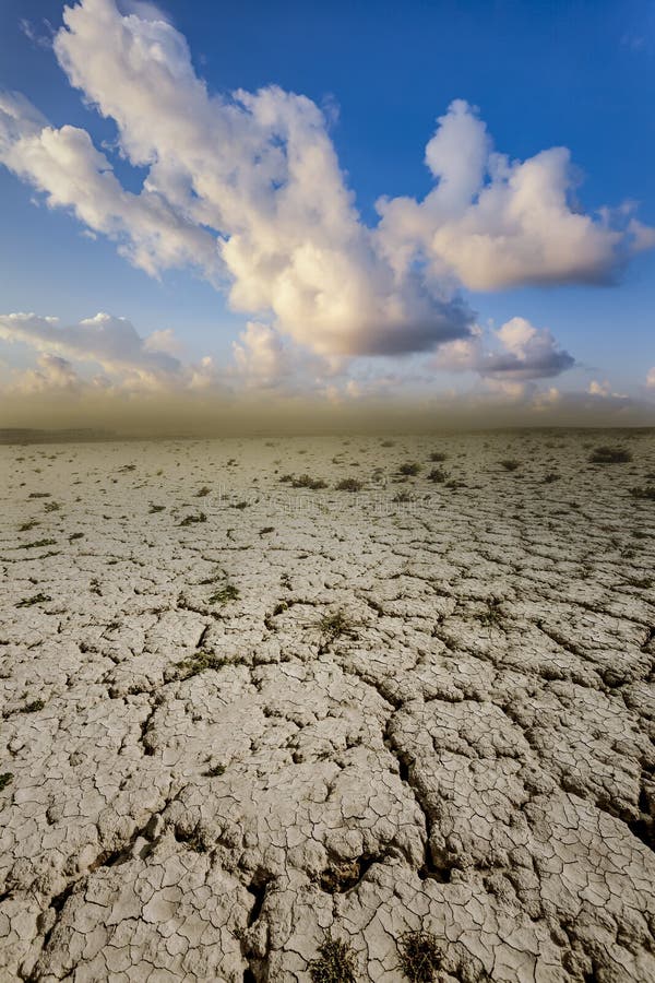 Drought land and the sky stock image. Image of summer - 99119377
