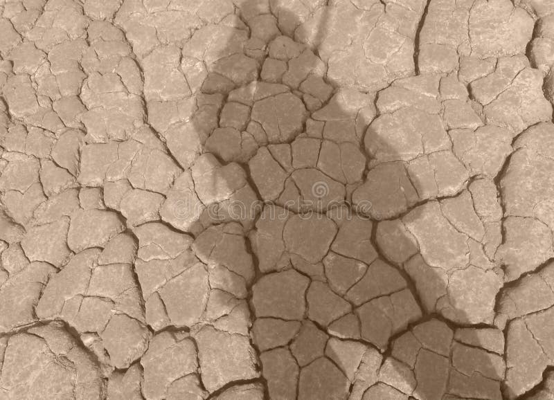 Drought stock photo. Image of lines, earth, shadow, soil - 51298626