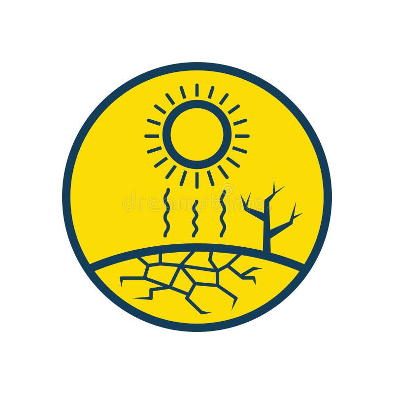 Drought. Vector Illustration Decorative Design Stock Vector ...