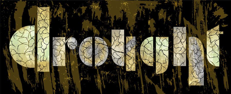 Drought Warning Sign, Global Warming, Climate Change Concept, Vector ...