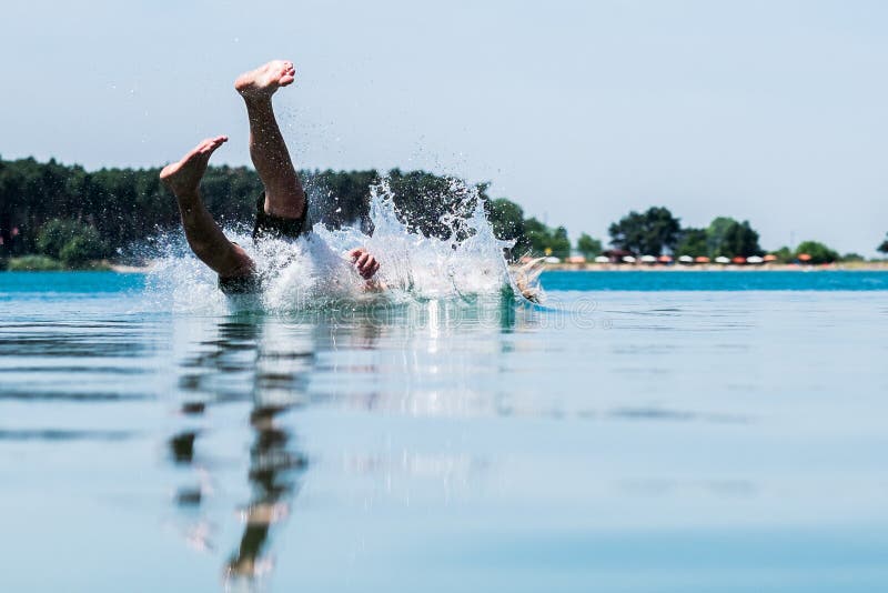 Drowning swimmer stock image. Image of swimmer, drop - 15191803