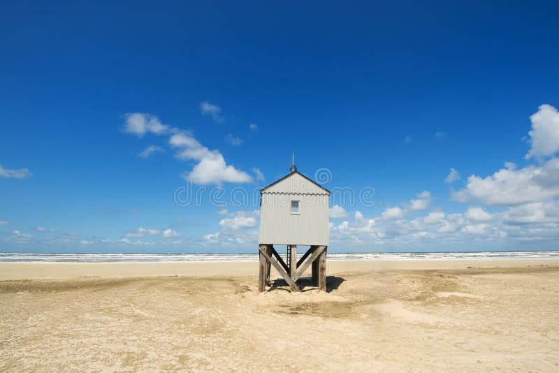 Drowning House at the Beach Stock Photo - Image of typical, beach: 41693756