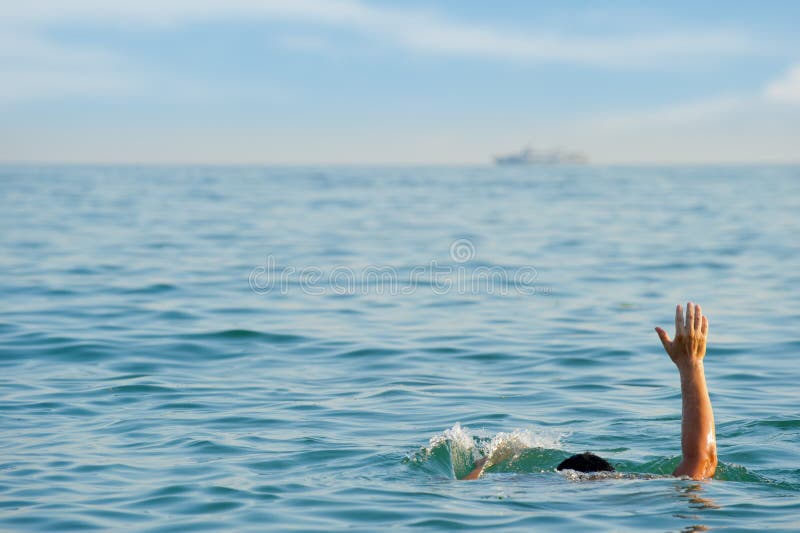 The drowning man stock photo. Image of diving, focus - 24784280