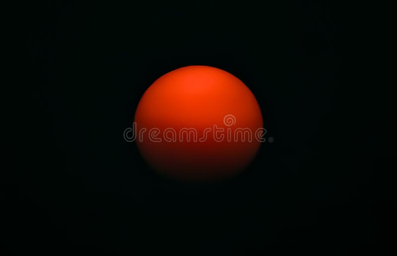 Drowning Red Ball stock image. Image of sunset, ball - 163441461