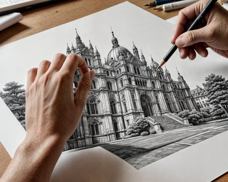 Drowning Pencil Drawing Airoplane Stock Photos - Free & Royalty-Free ...