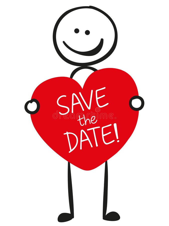 Stick Man Figure Holding Heart Stock Illustrations – 170 Stick Man ...